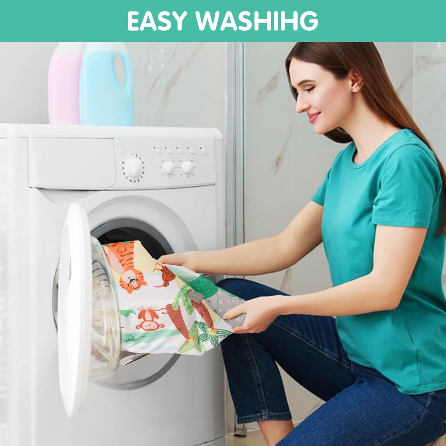 5-in-1 Baby Play Gym Mat, Tummy Time Activity Mat, with 8 Detachable T